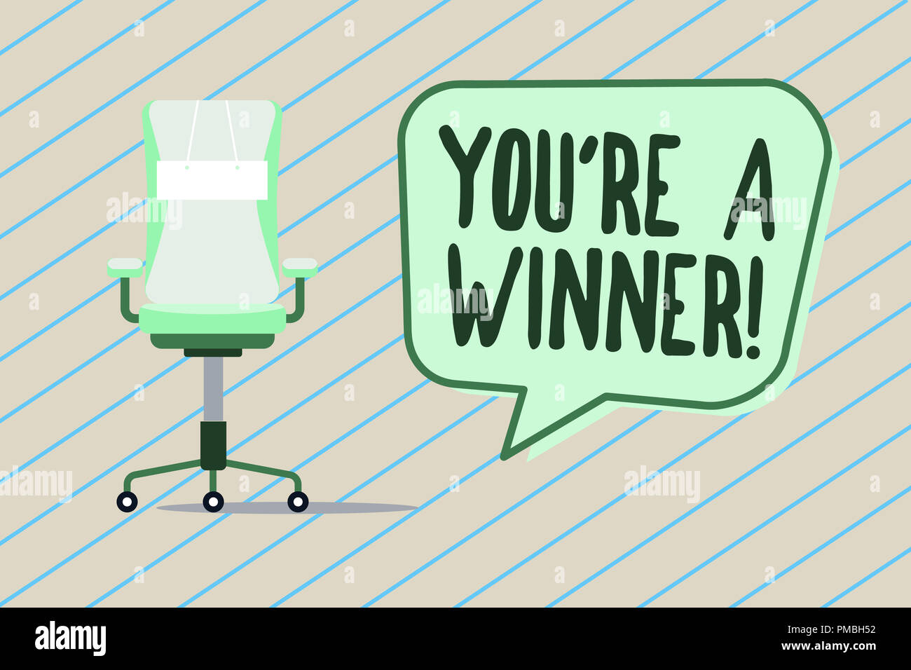 Handwriting text writing You re are A Winner. Concept meaning Winning ...