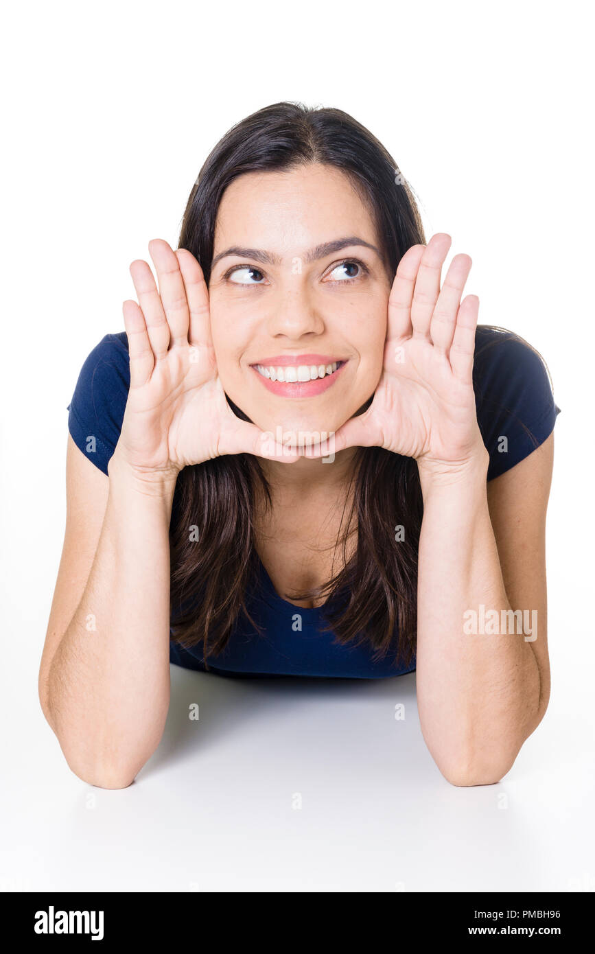 Frame the face hi-res stock photography and images - Alamy