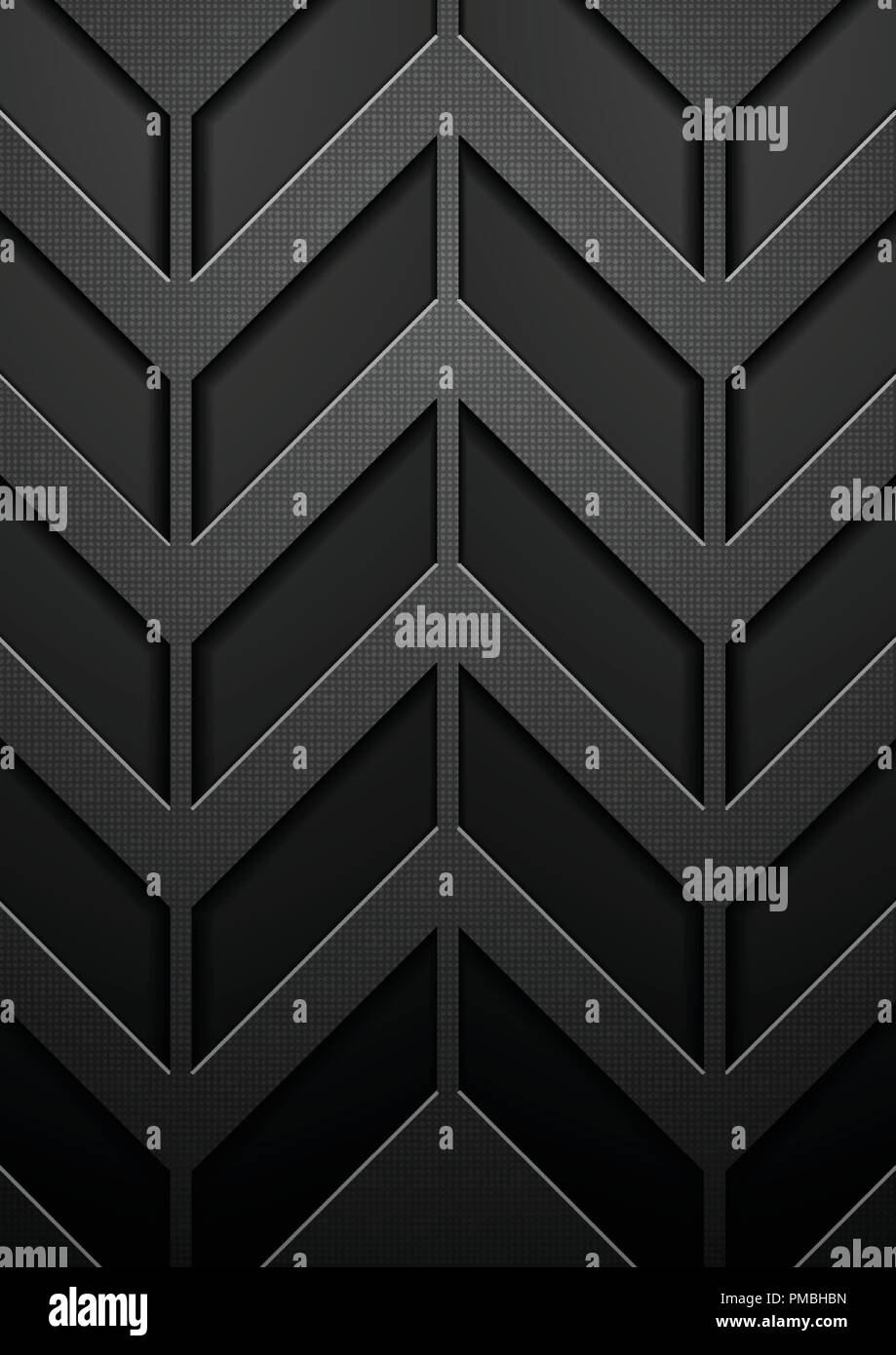 Black tech concept abstract modern background. Vector design Stock ...