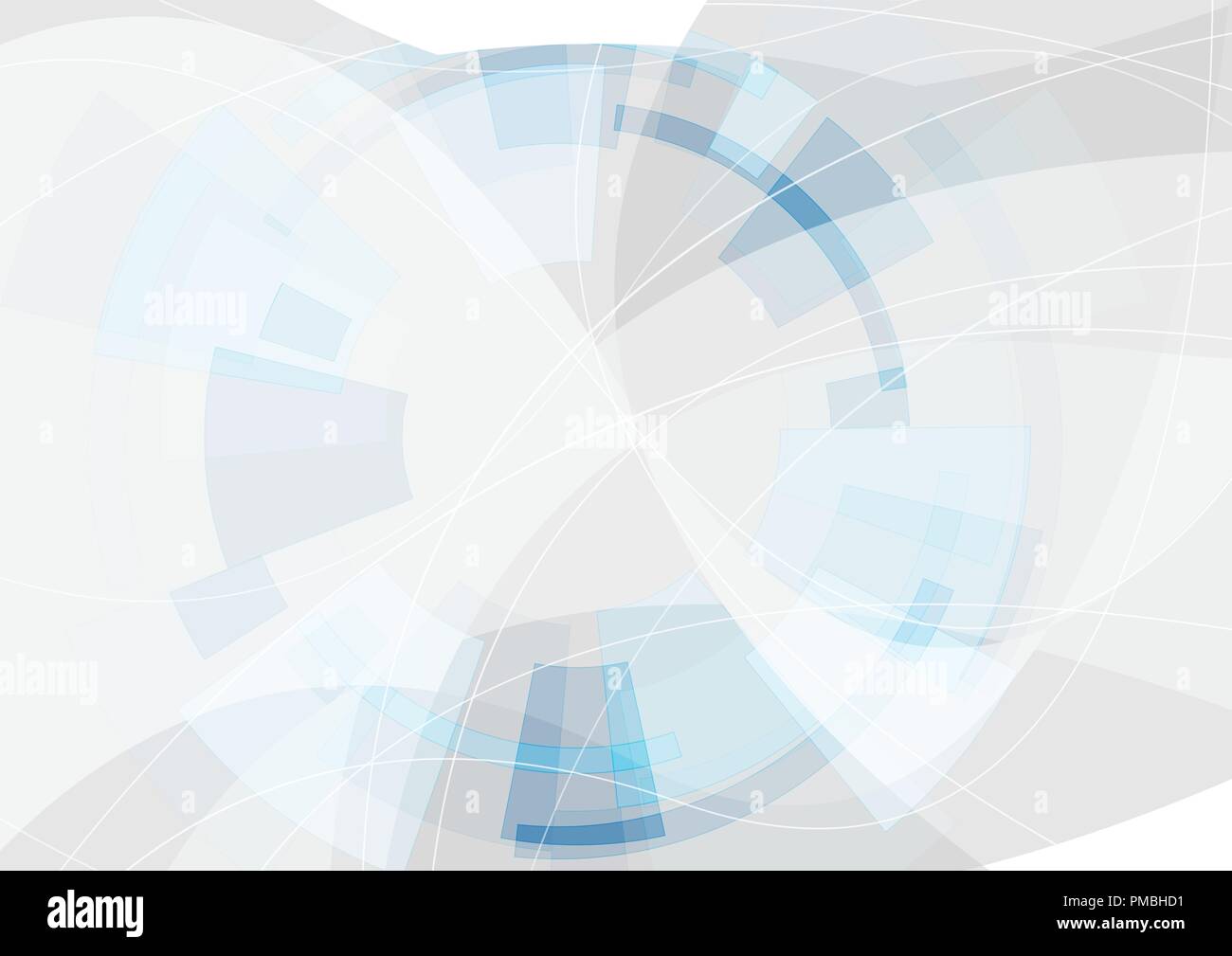 Blue and grey digital technology futuristic background. Vector template ...