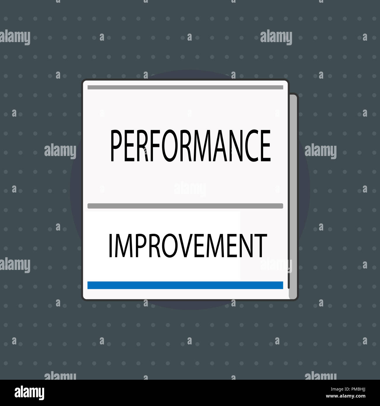 Text sign showing Performance Improvement. Conceptual photo Measure and ...