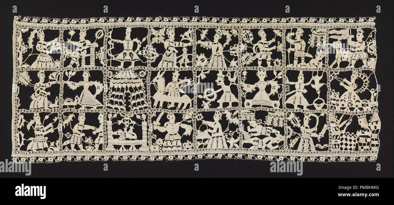 Panel. Date/Period: Ca. 1600. Panel. Medium: linen. Technique: grid of ...