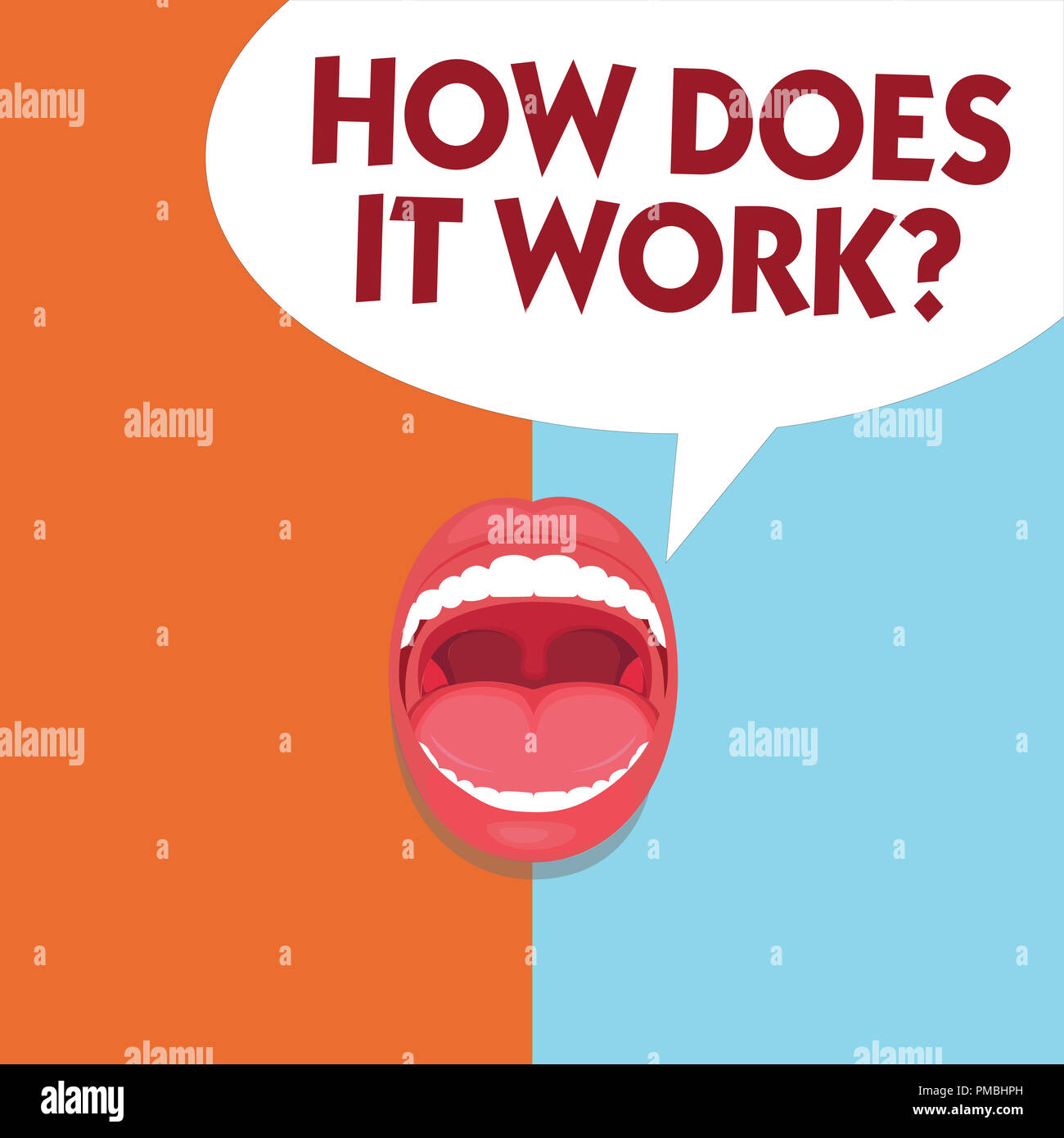 Writing note showing How Does It Work question. Business photo ...