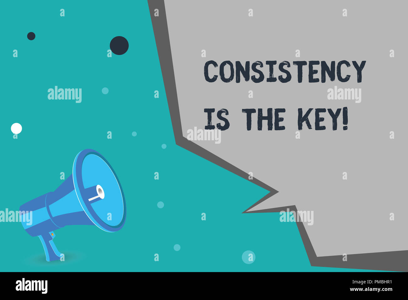 Writing note showing Consistency Is The Key. Business photo showcasing ...