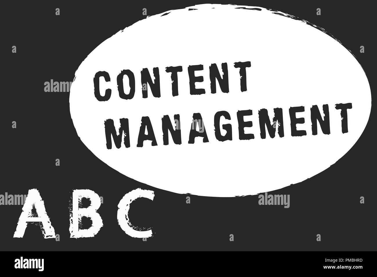 Text sign showing Content Management. Conceptual photo Process that ...