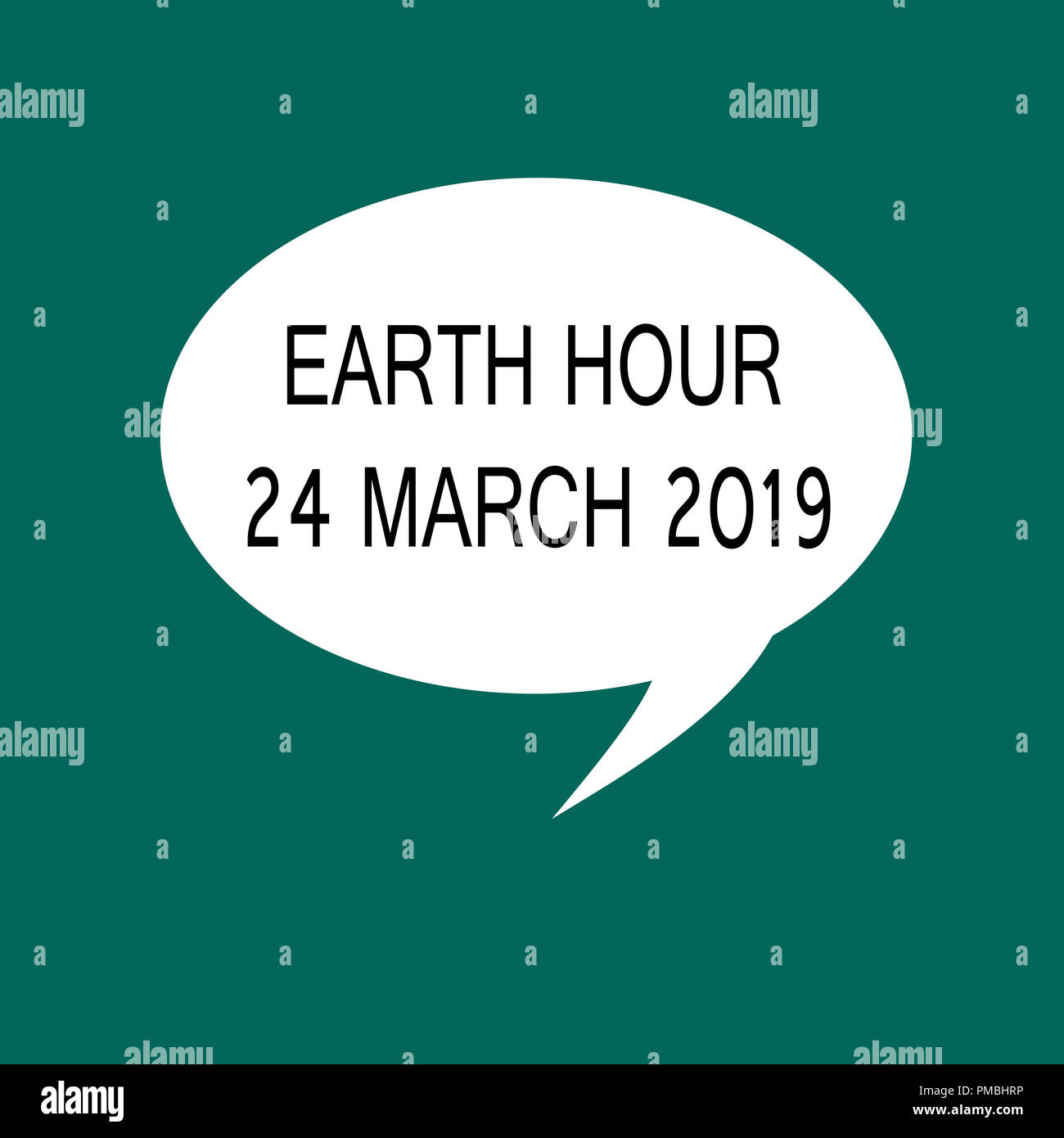 Conceptual hand writing showing Earth Hour 24 March 2019. Business ...