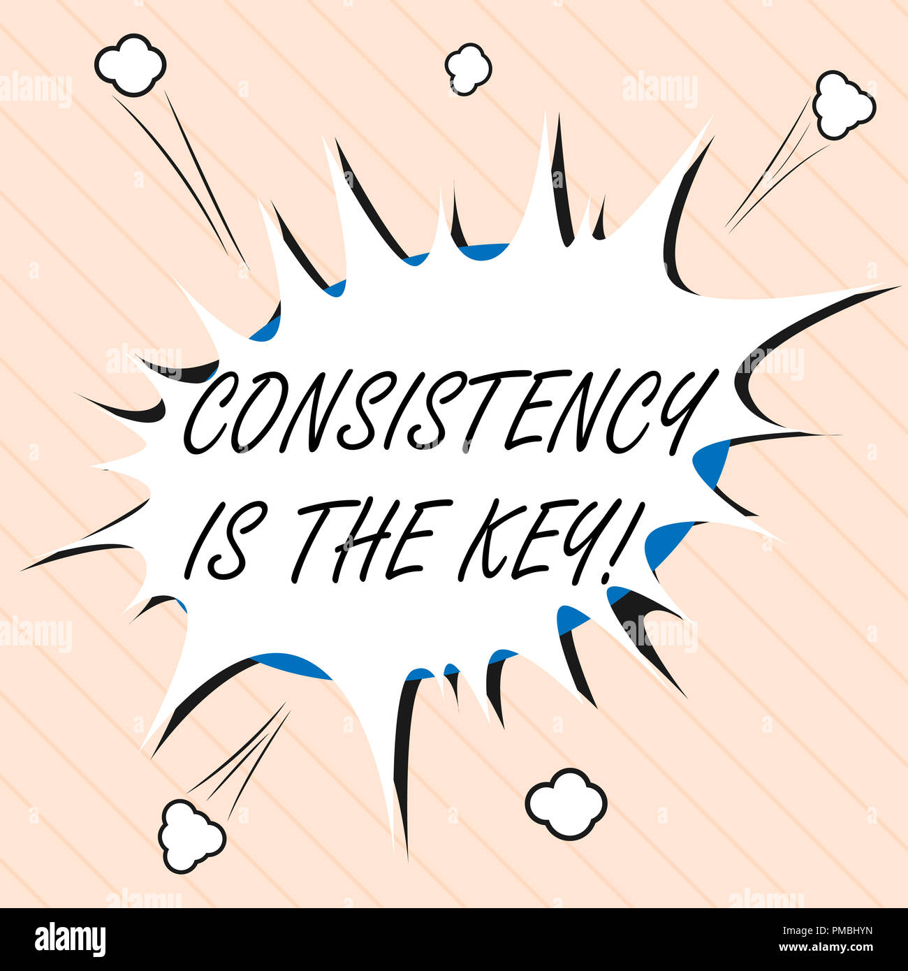 Word writing text Consistency Is The Key. Business concept for full ...