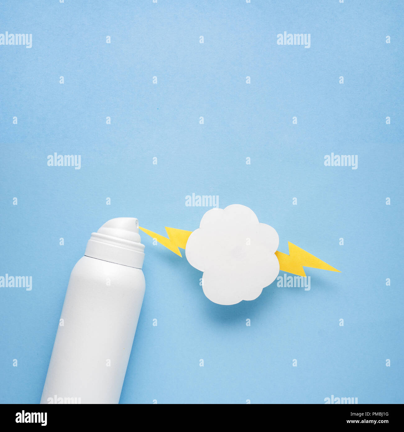 Creative concept photo of cosmetic bottle with splashing liquids made ...