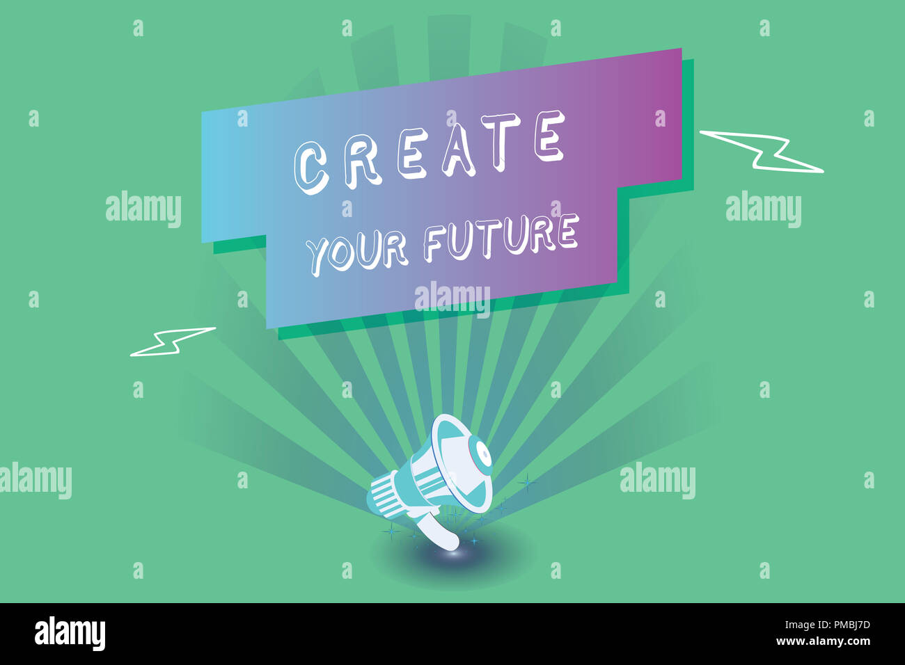Conceptual hand writing showing Create Your Future. Business photo ...