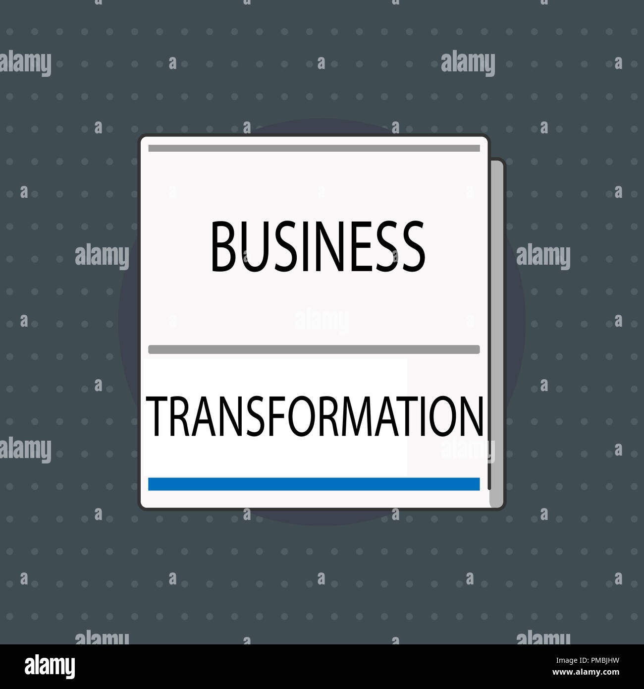 Text sign showing Business Transformation. Conceptual photo Align their ...