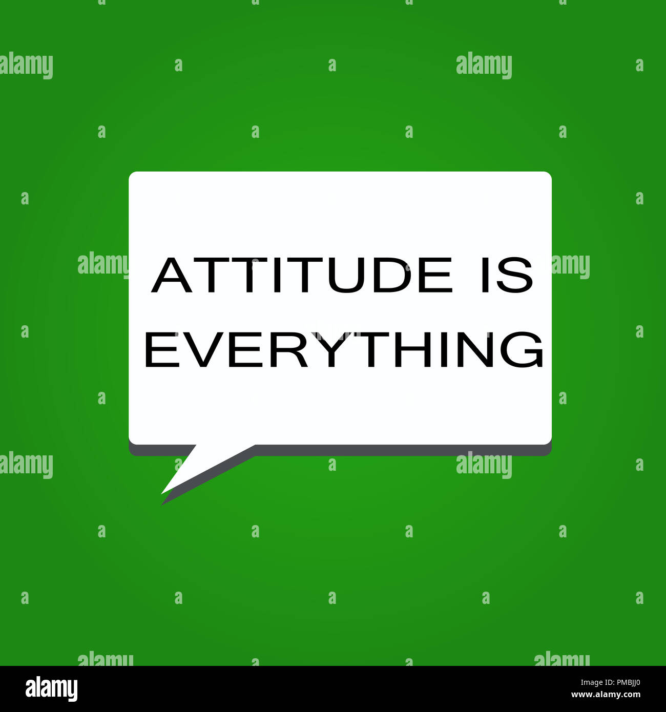 Writing note showing Attitude Is Everything. Business photo showcasing ...