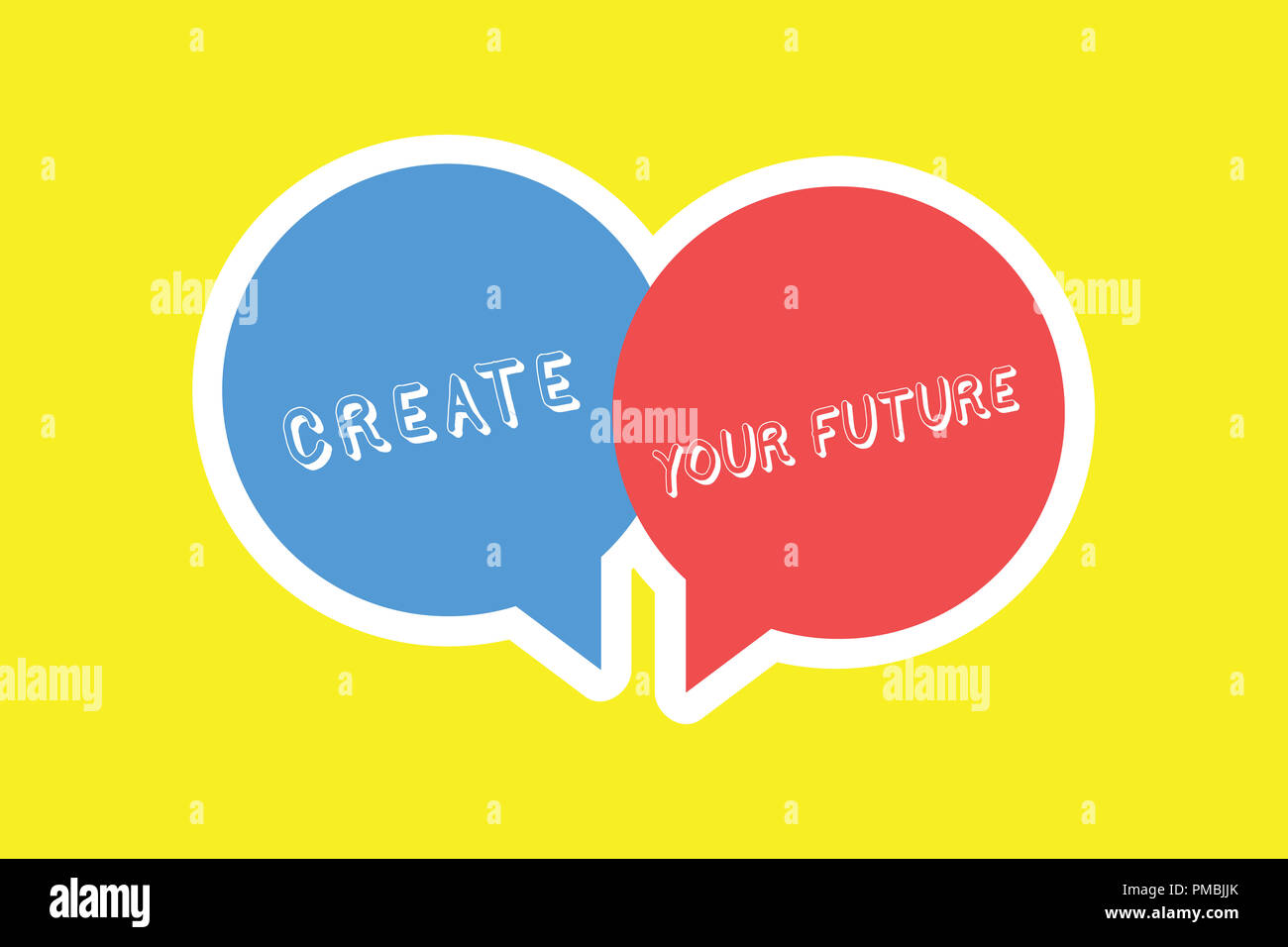 Handwriting text Create Your Future. Concept meaning Set Target and ...