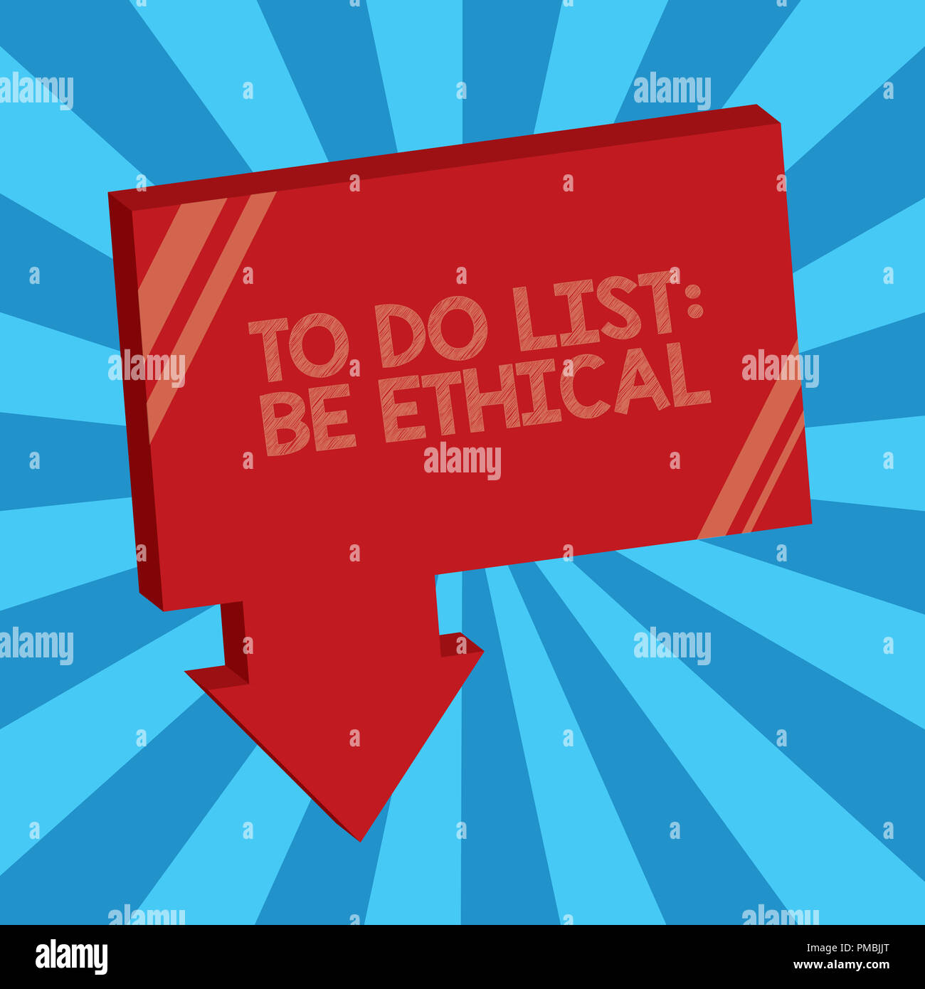 Writing note showing To Do List Be Ethical. Business photo showcasing ...