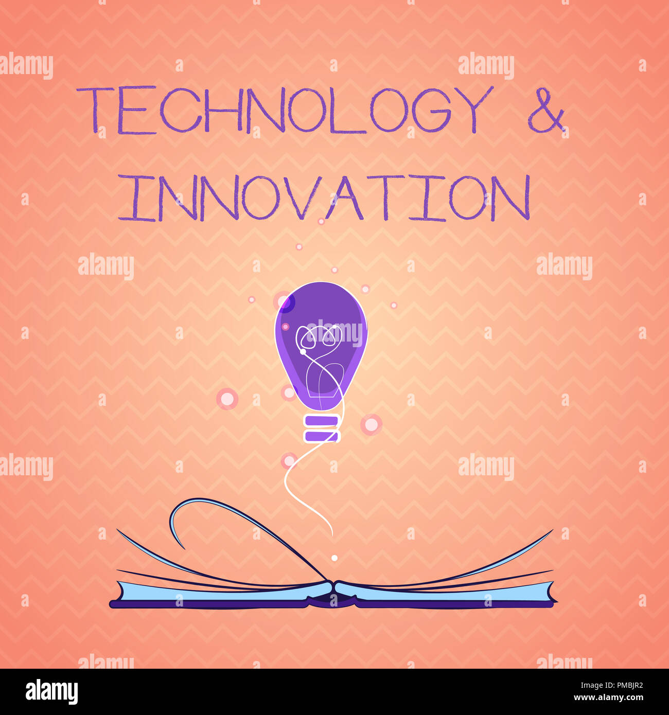 Text sign showing TechnologyandInnovation. Conceptual photo Application ...