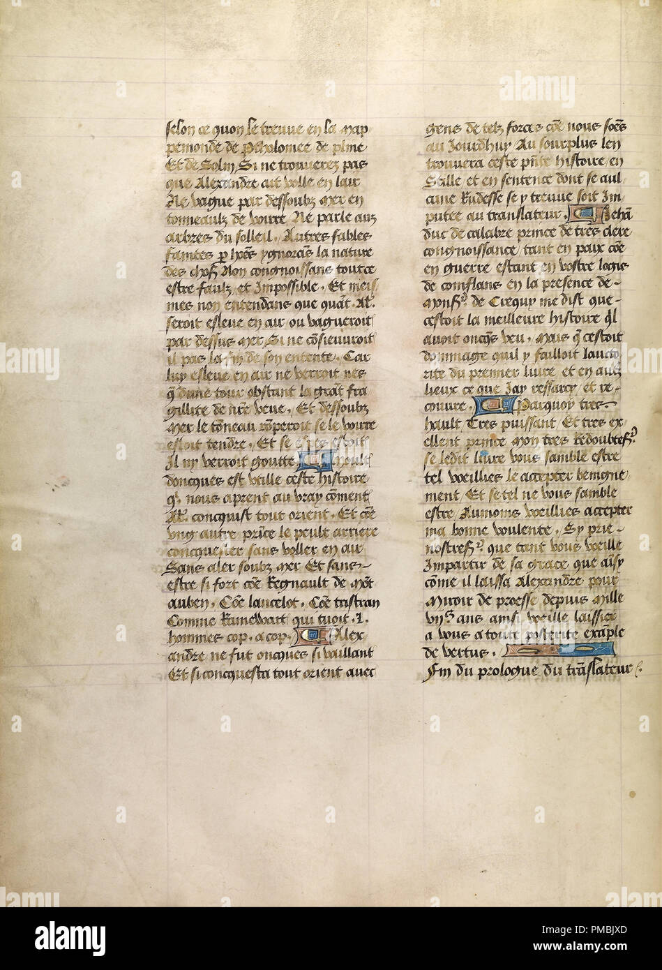 Text Page. Date/Period: Ca. 1470 - 1475. Folio. Tempera colors, gold ...