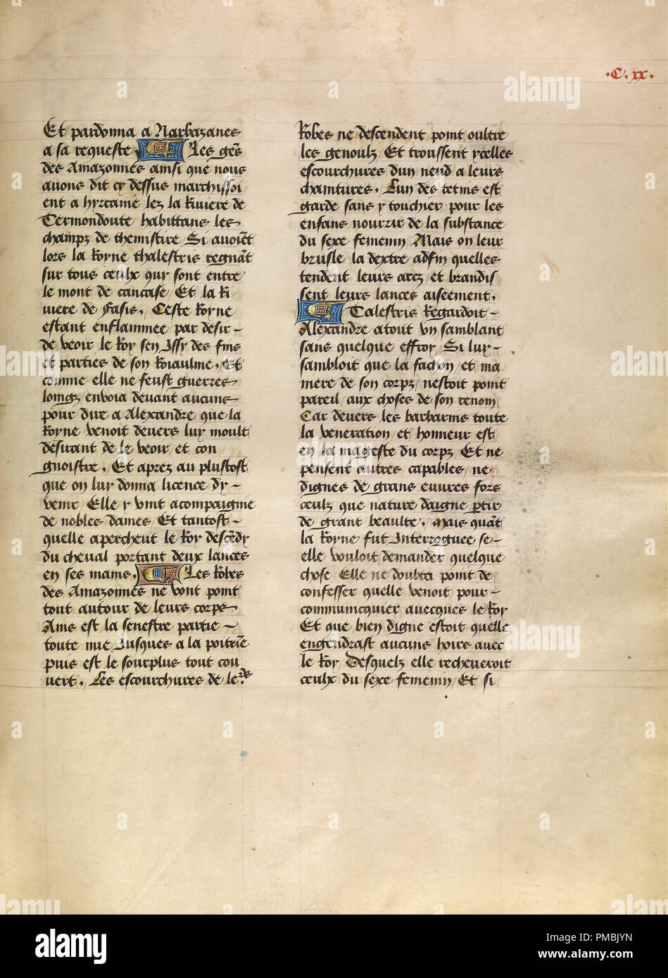 Text Page. Date/Period: Ca. 1470 - 1475. Folio. Tempera colors, gold ...