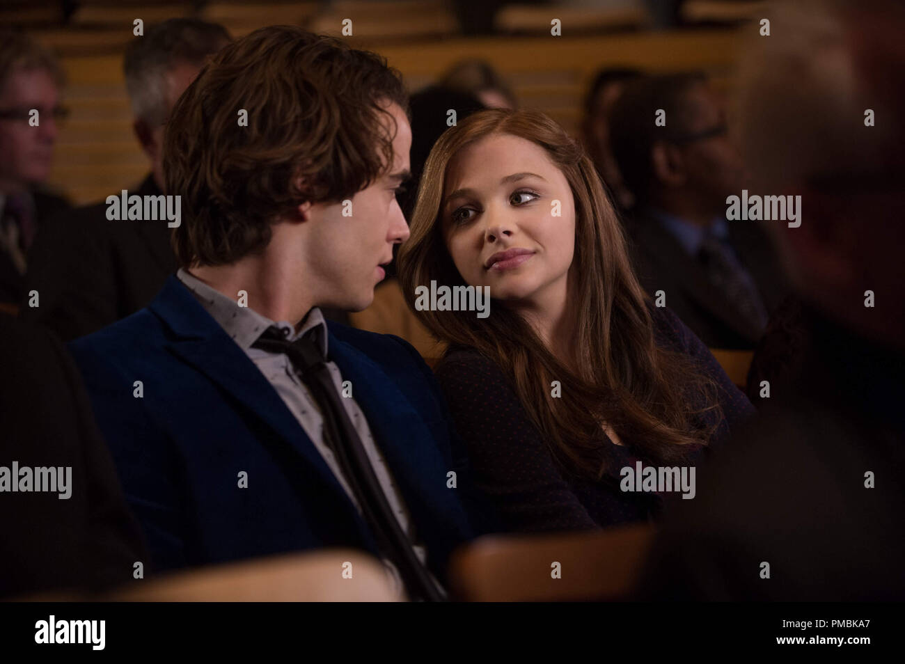 L R Jamie Blackley As Adam And Chloe Grace Moretz As Mia Hall In New Line Ner Bros Pictures