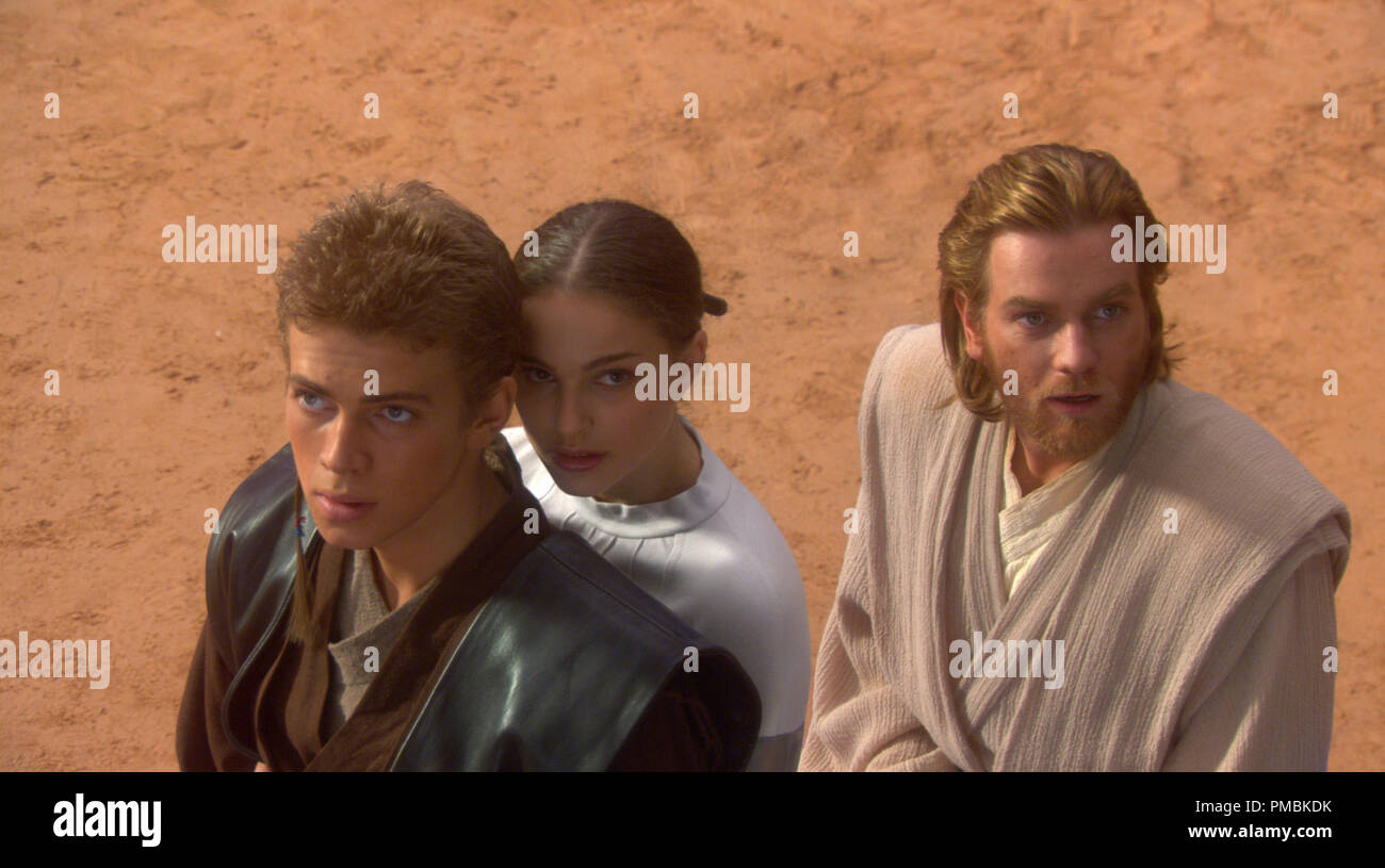 Hayden Christensen, Natalie Portman, Ewan McGregor, "Star Wars Episode II: Attack of the Clones ...