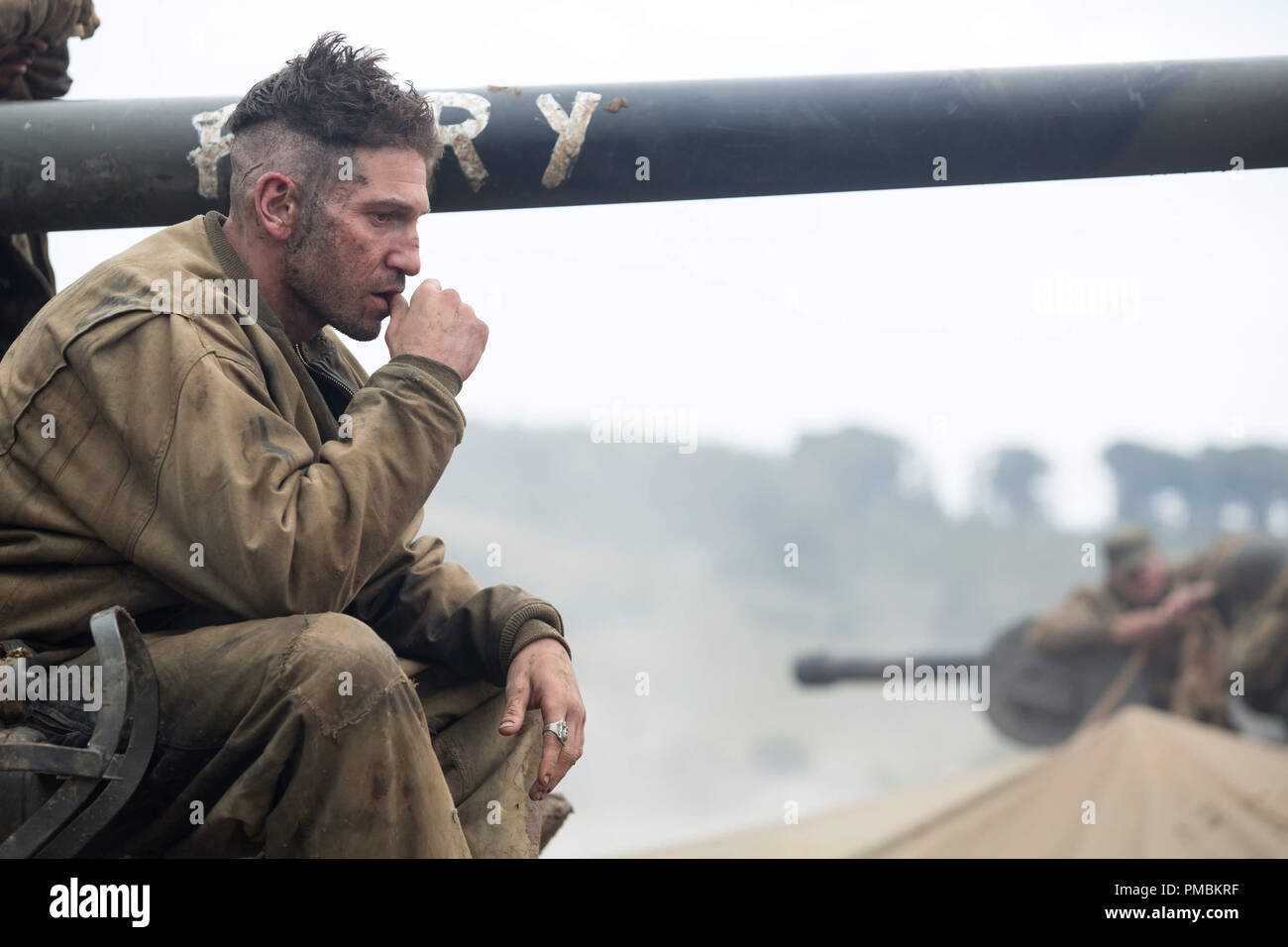 Grady "Coon-Ass" Travis (Jon Bernthal) in Columbia Pictures' FURY Stock ...