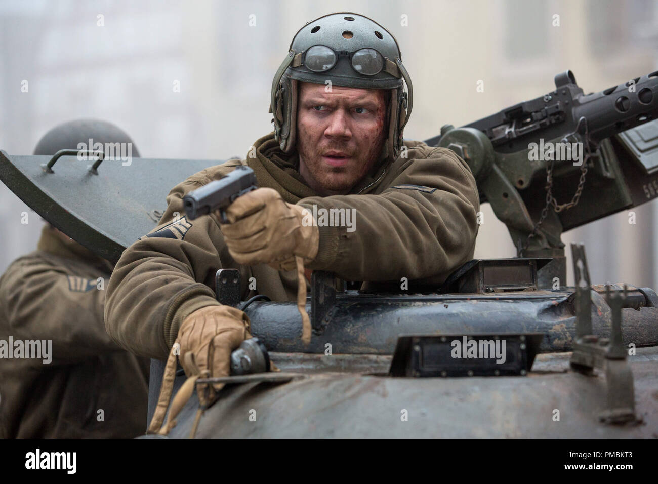 Sergeant Binkowski (Jim Parrack) in Columbia Pictures' FURY Stock Photo ...