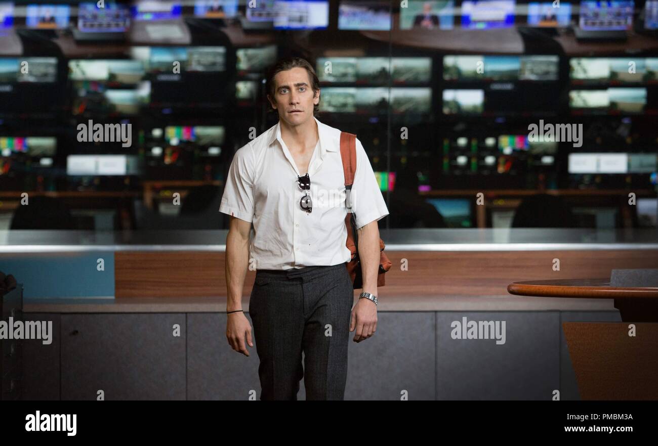 Jake Gyllenhaal as Lou Bloom in NIGHTCRAWLER Stock Photo - Alamy