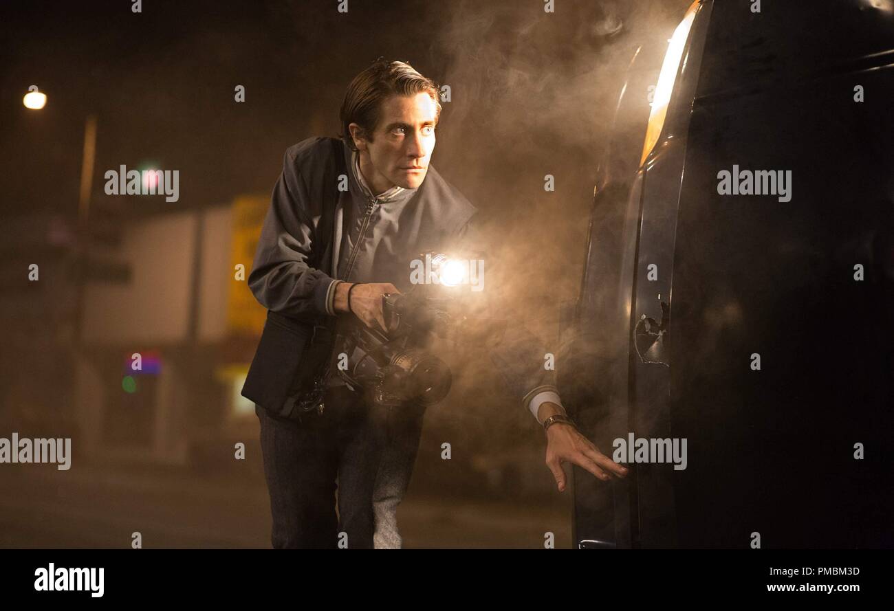 Jake Gyllenhaal as Lou Bloom in NIGHTCRAWLER Stock Photo - Alamy