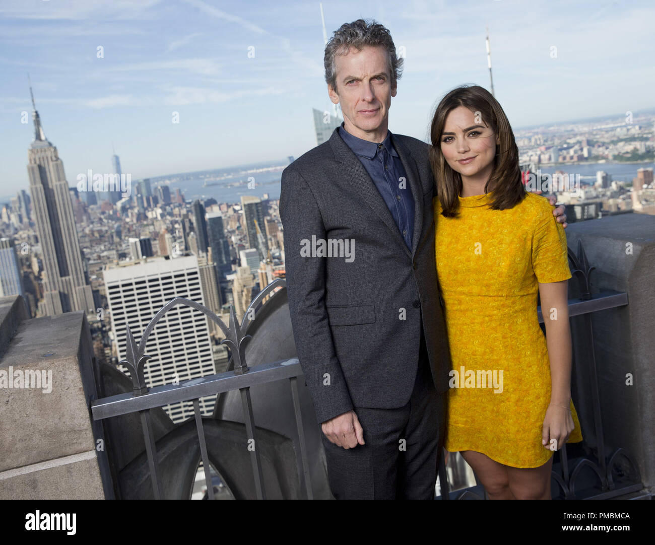 Peter Capaldi, Jenna Coleman, "Doctor Who", Season 8 Stock Photo - Alamy