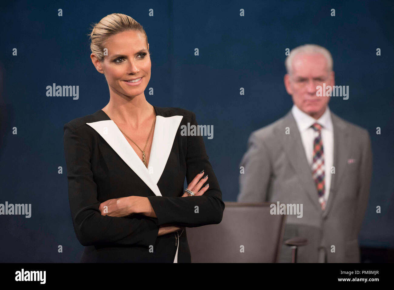 Heidi Klum, Tim Gunn, "Project Runway", Season 13 Stock Photo - Alamy
