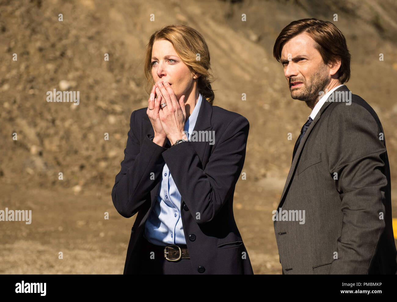 Anna gunn david tennant hi-res stock photography and images - Alamy