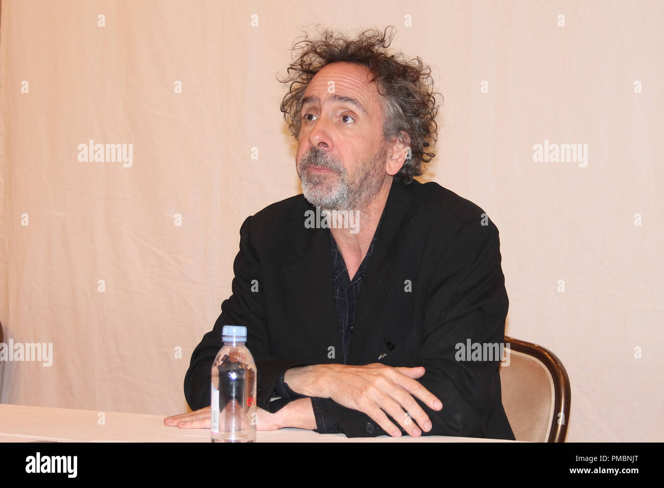 Director Tim Burton at the 'Big Eyes' Press Conference at The Beverly ...
