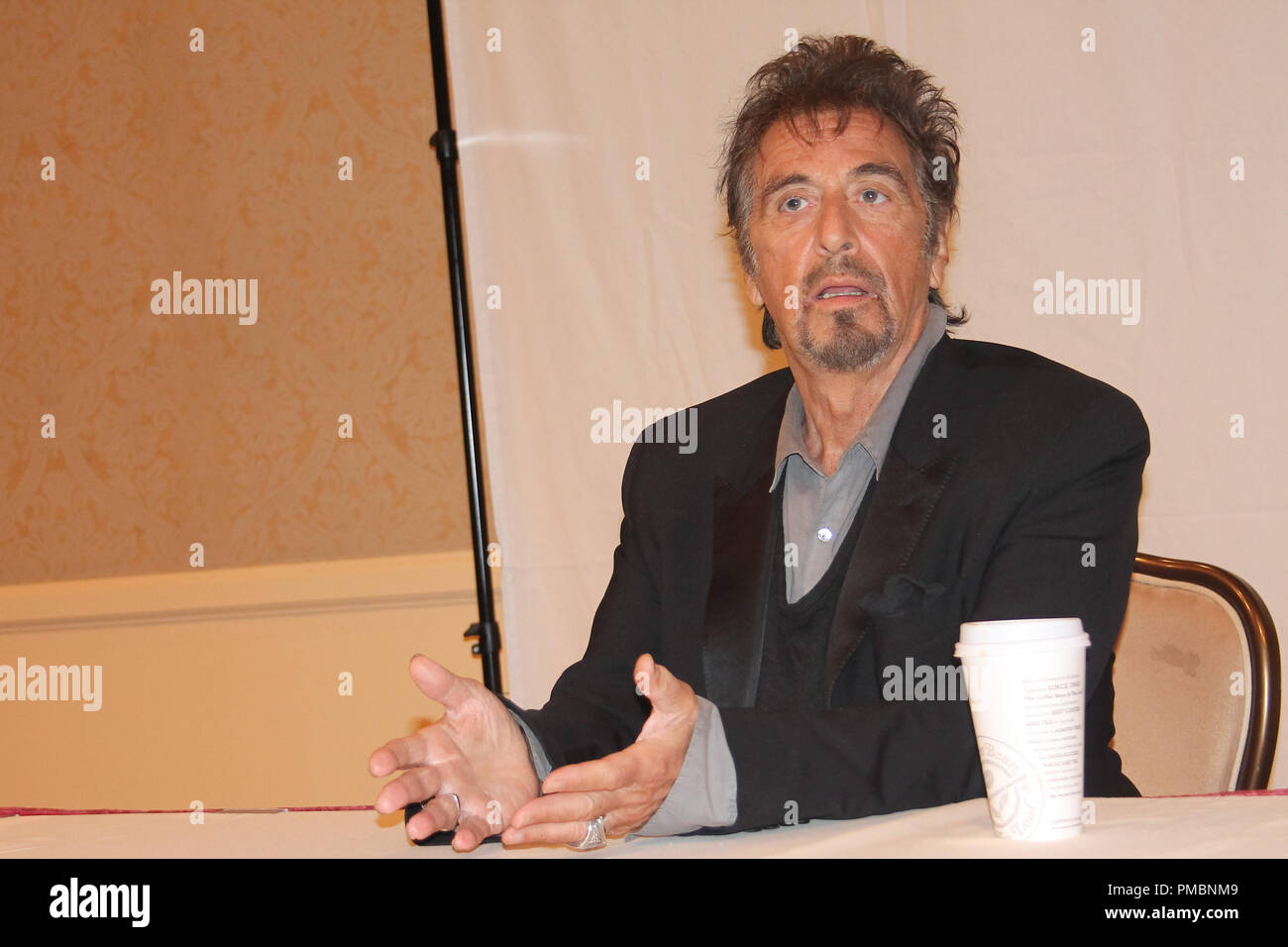 Al Pacino at the 'Michael Collins' Press Conference at the Four Seasons ...