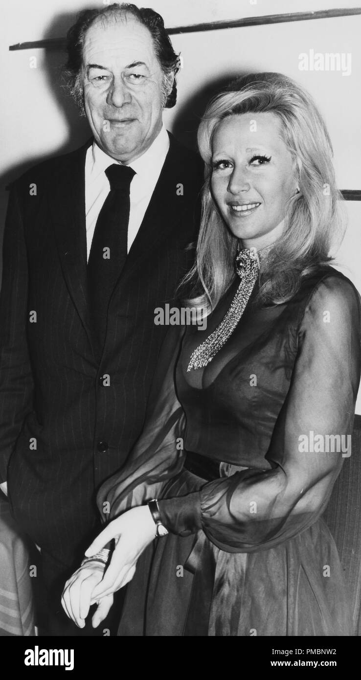 Rex Harrison and Elizabeth Harris, 1971© JRC /The Hollywood Archive ...