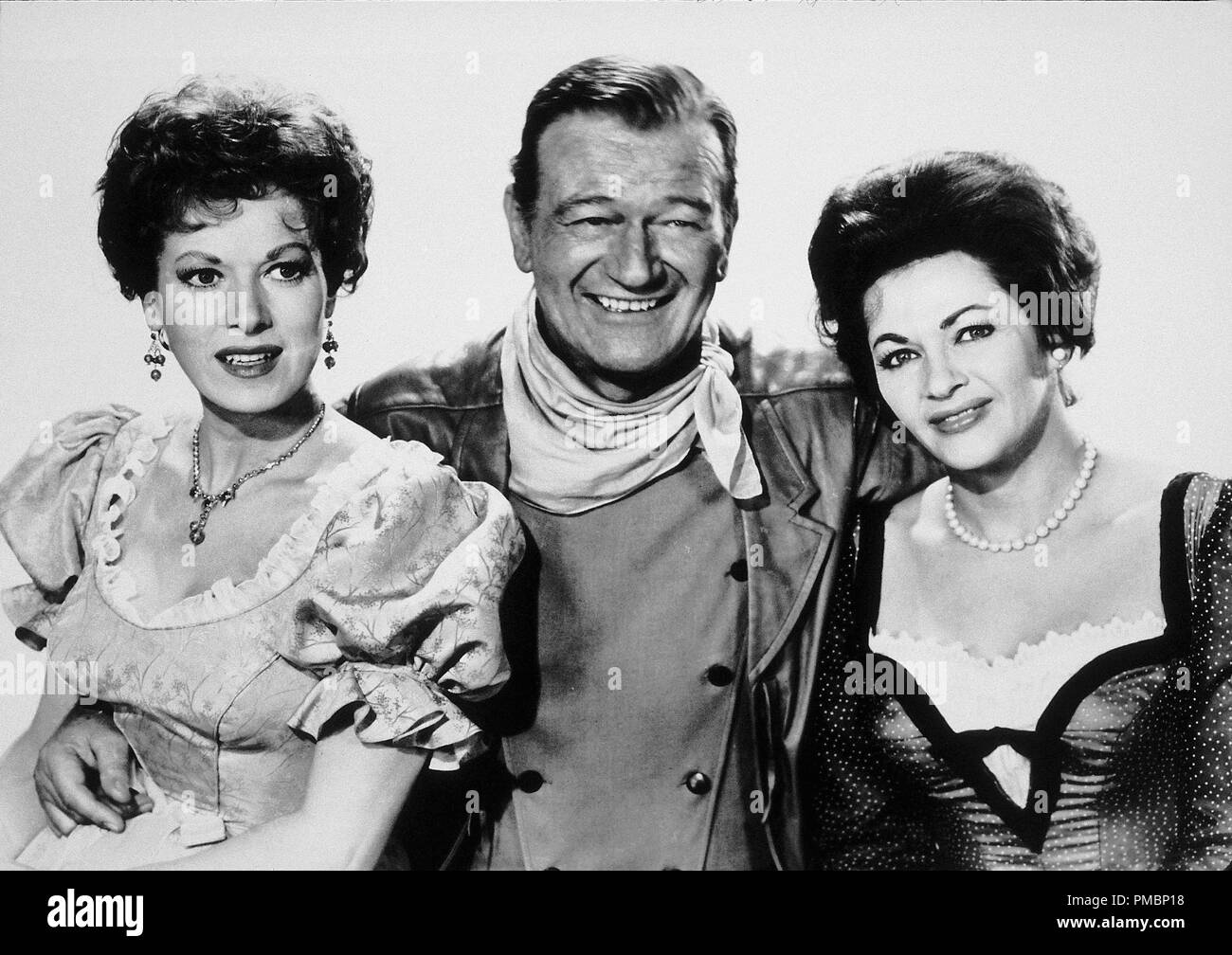 Maureen O'Hara, John Wayne, and Yvonne de Carlo, "McLintock!", 1963 UA File Reference # 32603 ...
