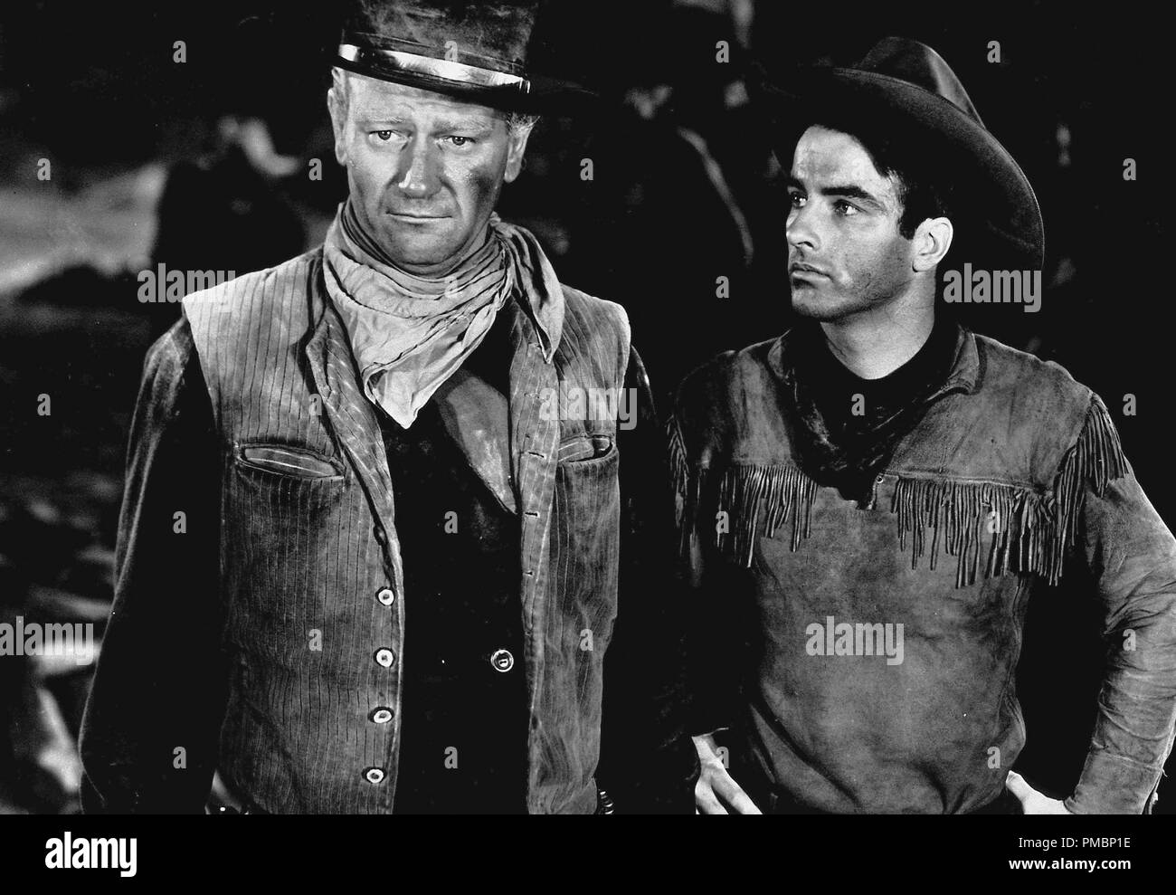 John Wayne and Montgomery Clift, "Red River", 1948 UA File Reference ...