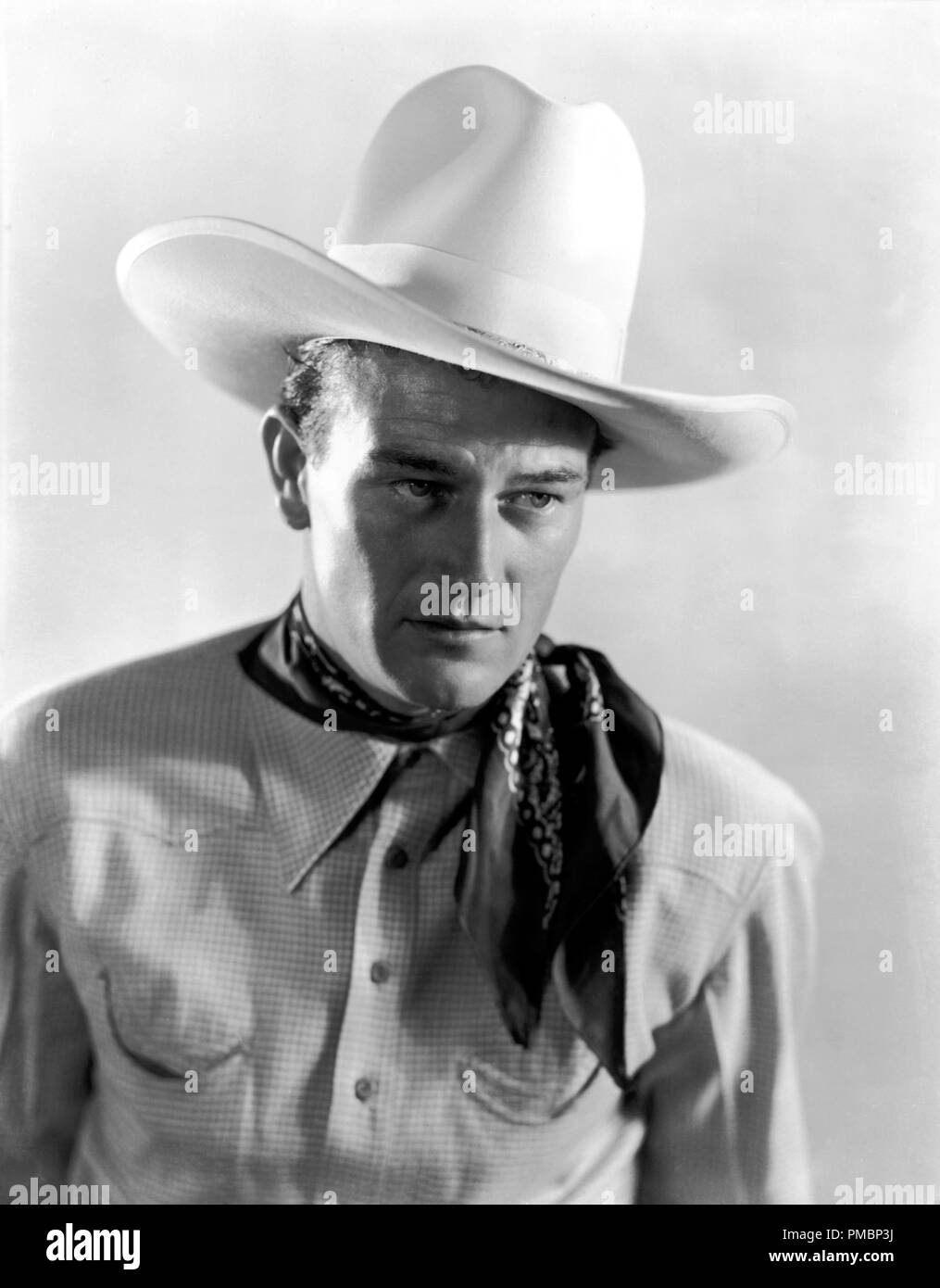 John Wayne, "Overland Stage Raiders", 1938 Republic Pictures File ...
