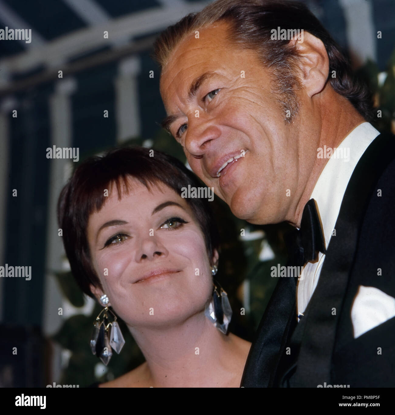 Rex Harrison with wife Rachel Roberts, circa 1967. © JRC /The Hollywood ...