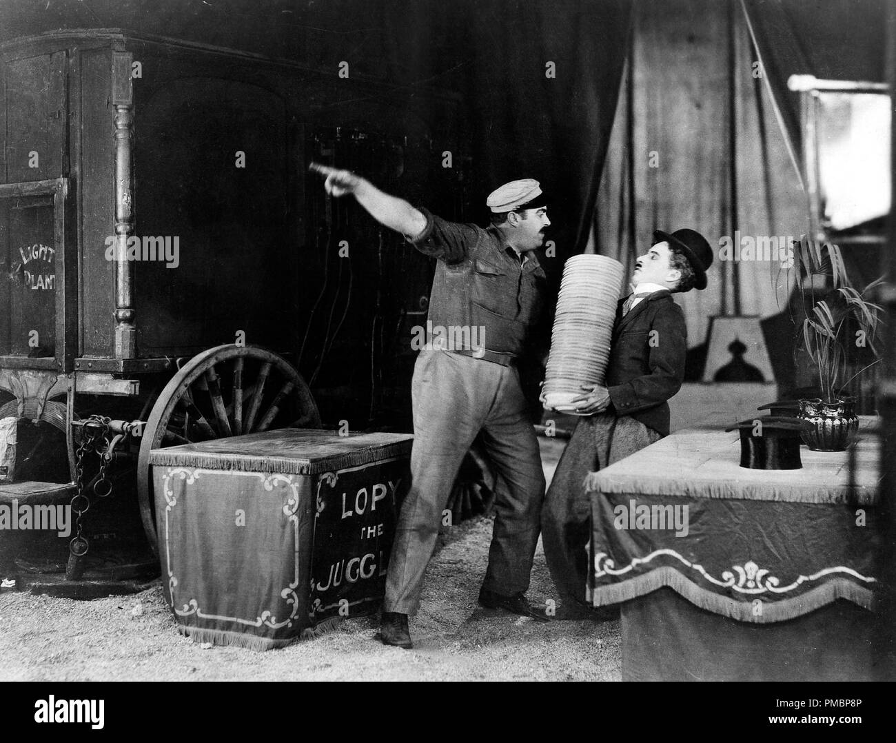 Charles chaplin circus Black and White Stock Photos & Images - Alamy