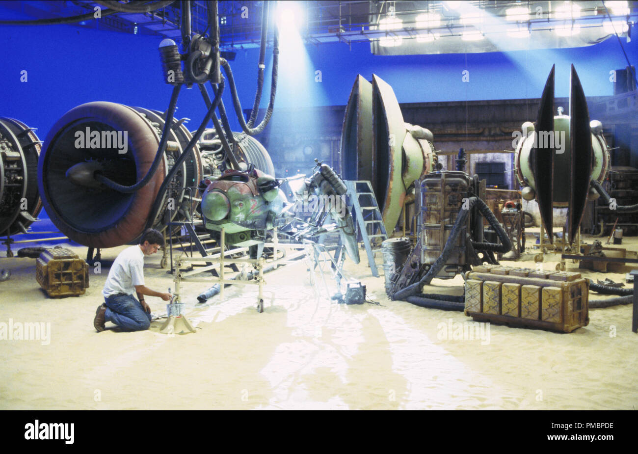 Life sized pod racer on set in "Star Wars Episode I: The Phantom Menace ...