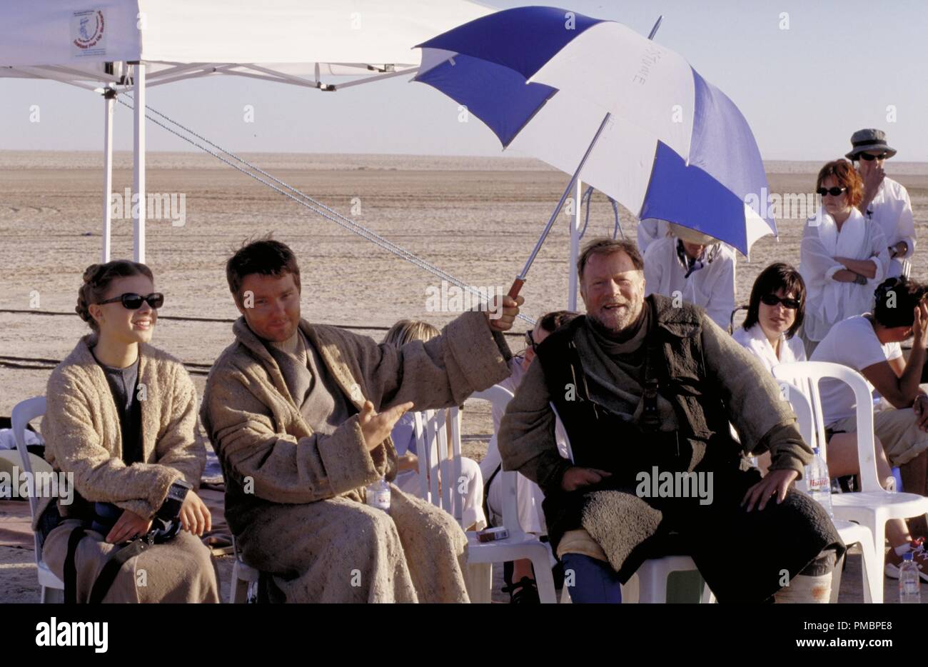 Bonnie Piesse (Beru Lars), Joel Edgarton (Owen Lars) and Jack Thompson ...