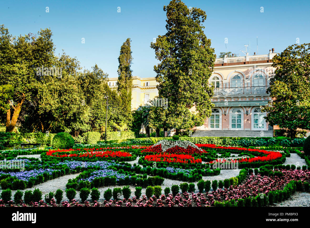 The Museum of Tourism and the laid out gardens set in the Croatian ...