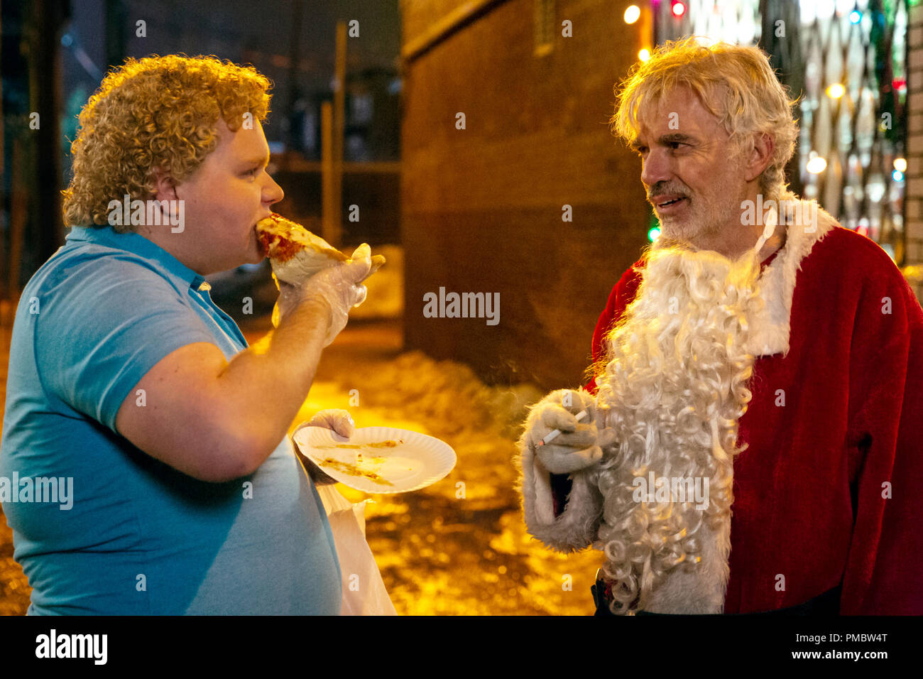 (l-r) Brett Kelly stars as Thurman Merman and Billy Bob Thornton as ...