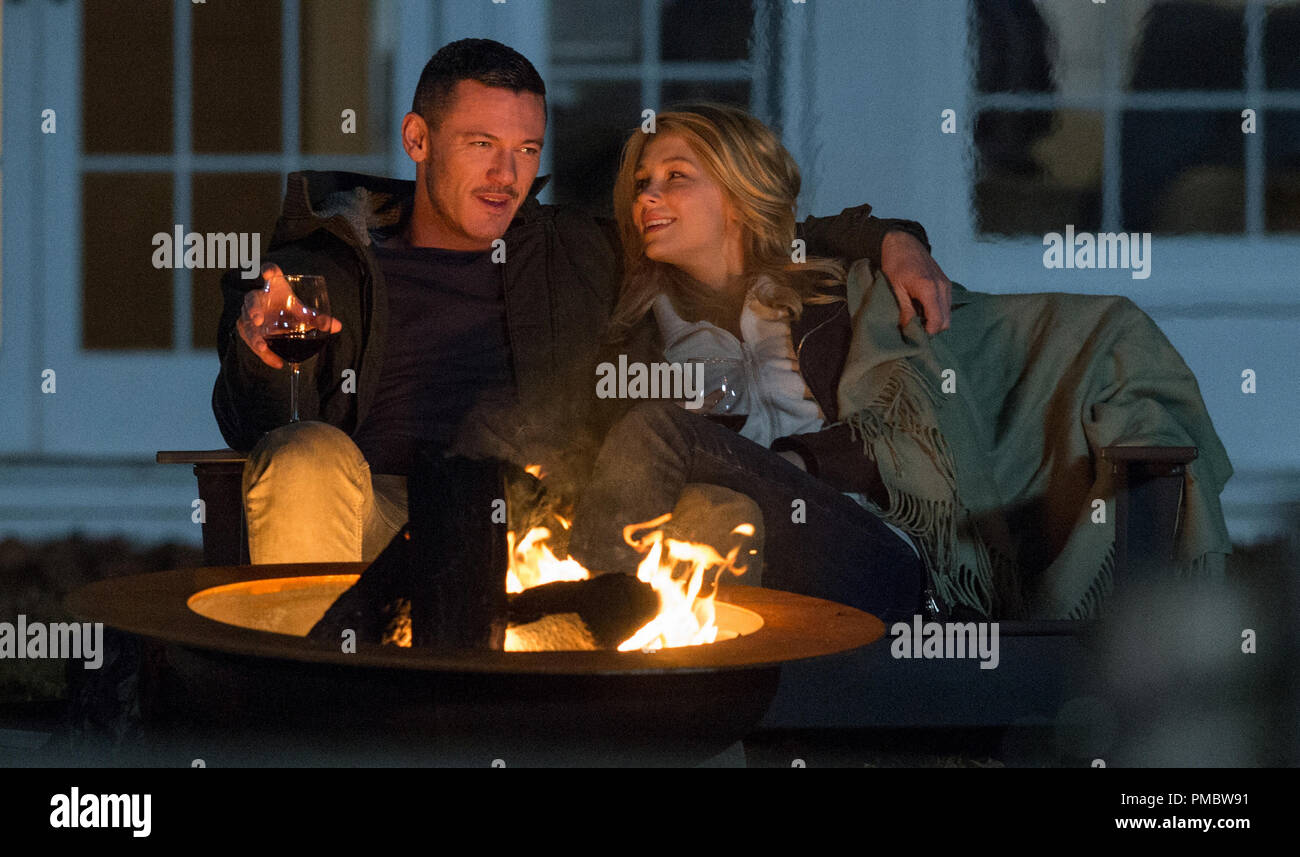 Scott (LUKE EVANS) and Megan (HALEY BENNETT) in DreamWorks Pictures ...