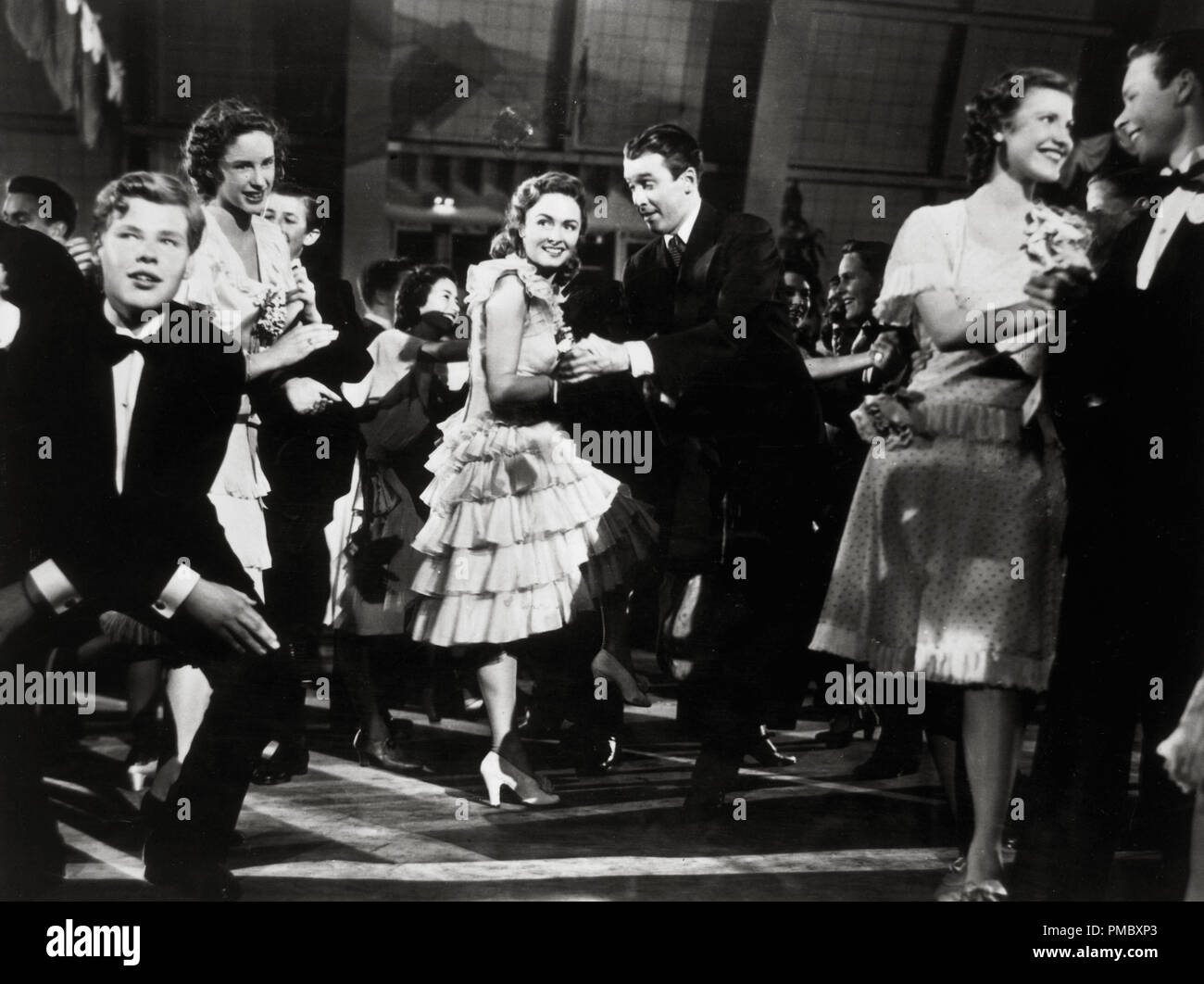 James Stewart and Donna Reed in "It's a Wonderful Life" (1946) RKO File ...