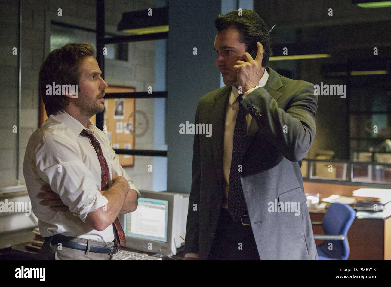 Michael Stahl-David, Matt Whelan, "Narcos" Season 3 (2017 Stock Photo ...