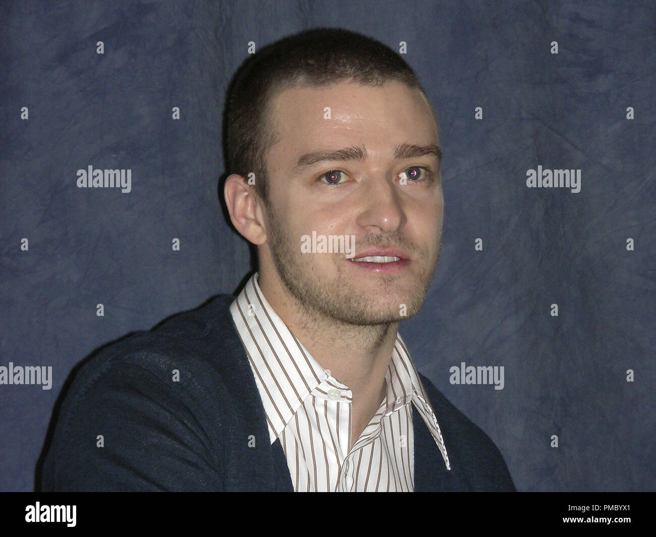 Press conference Portrait of Justin Timberlake 01/03/2007 © JRC Photo ...