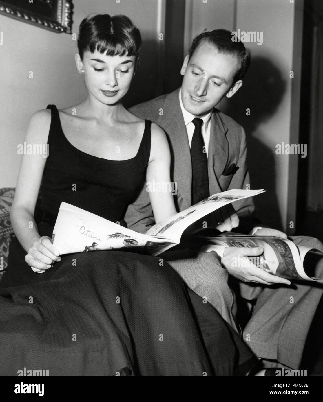 Audrey Hepburn and her fiance, James Hanson in Rome August 1952 File ...