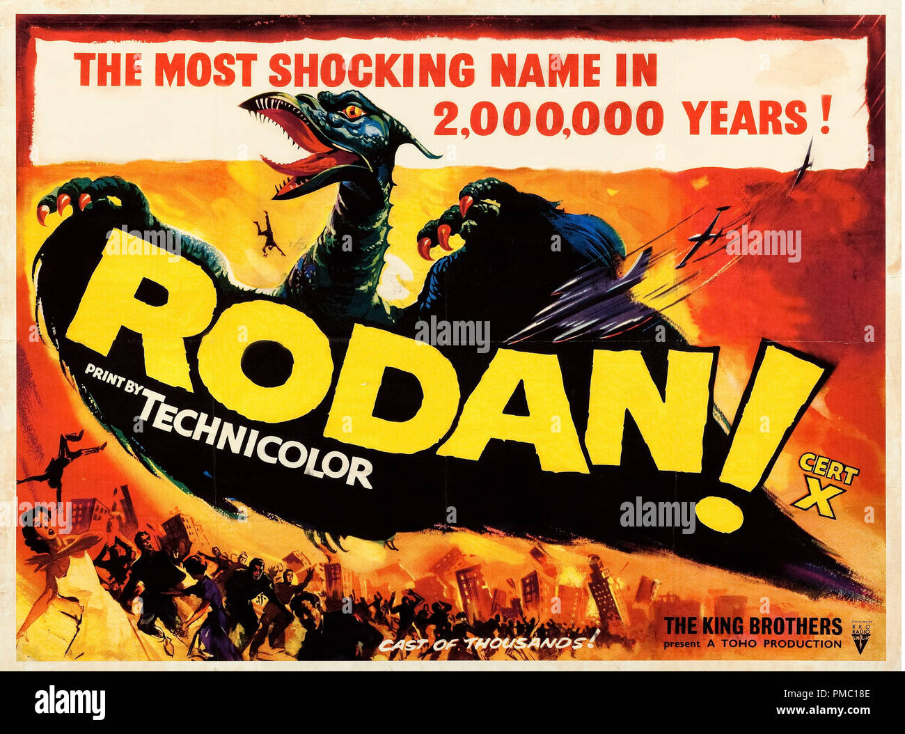 Rodan Monster, Rodan! The Flying Monster (Toho / RKO, 1957). British ... Rodan Monster, Rodan! The Flying Monster (Toho / RKO, 1957). British ...