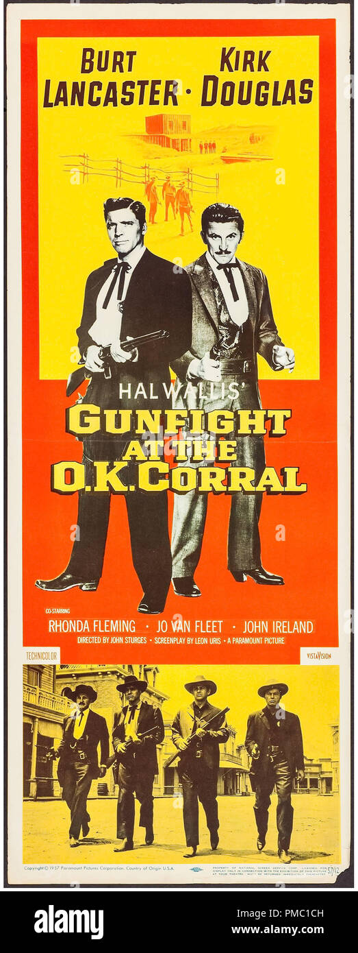 Gunfight corral poster hi-res stock photography and images - Alamy