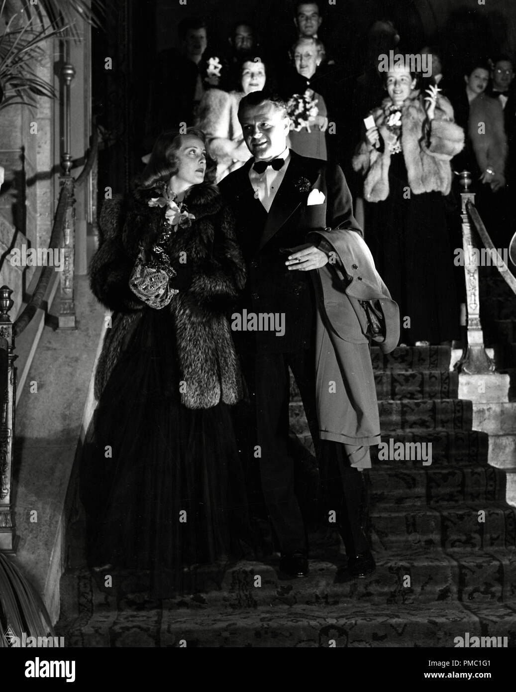 Bette Davis and husband Arthur Farnsworth, attending the annual Warner ...