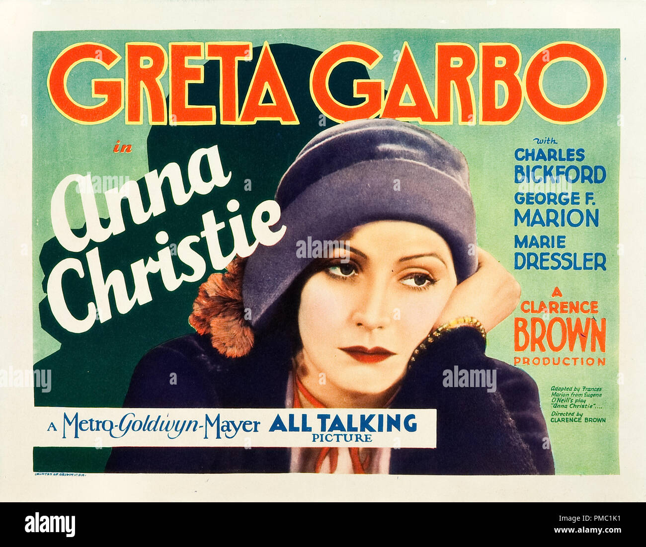Great Garbo, Anna Christie (MGM, 1930) Lobby Card File Reference ...